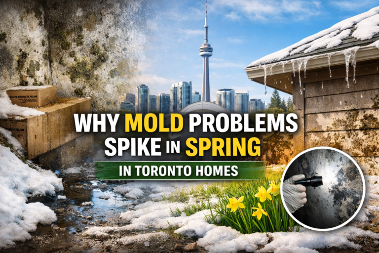 Spring Mold Problems in Toronto: Causes, Signs & Remediation